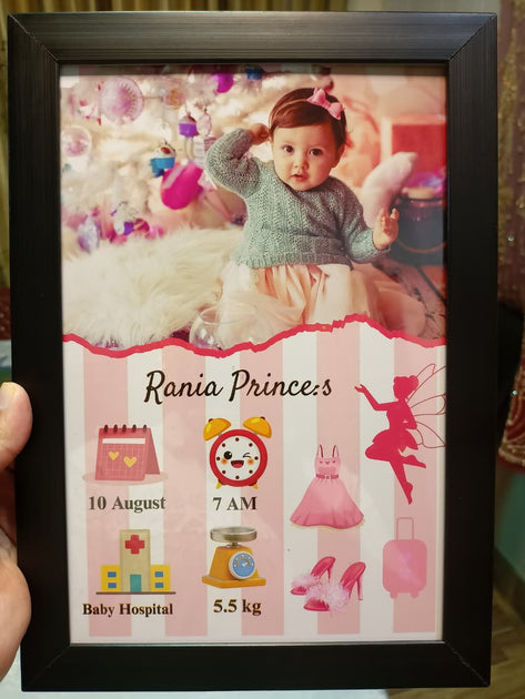 New Born Baby Photo Frame | Best Gift For NewBorn Babies – Diwar ...